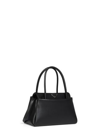 Prada Womens Handbag Passage Black Calf Leather Handbags Hand Bags