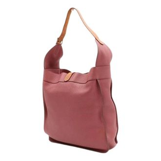 Herm&egrave;s Pre-owned Cuir sacs-main - Femme - Pre-owned - Rose - Taille: ONE Size