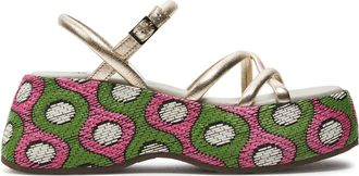 FLY London Sandalen Fly London Blaffly P145095000 Goldfarben