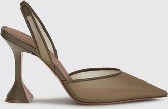 Amina Muaddi Escarpin AMINA MUADDI Femme couleur Taupe