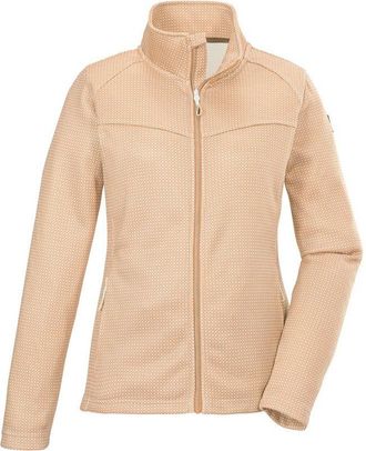 Killtec Fleecejacke KOS 90 WMN FLC JCKT Elegante Strickfleecejacke mit Stretch, Kinnschutz und Zipper-Taschen