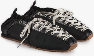 Ganni Baskets bi-mati&egrave;re arri&egrave;re &eacute;lastiqu&eacute;