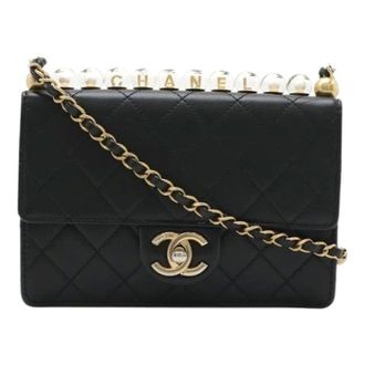 Chanel Pre-owned Vintage Sac Bandouli&egrave;re - Femme - Pre-owned - Noir - Taille: ONE Size