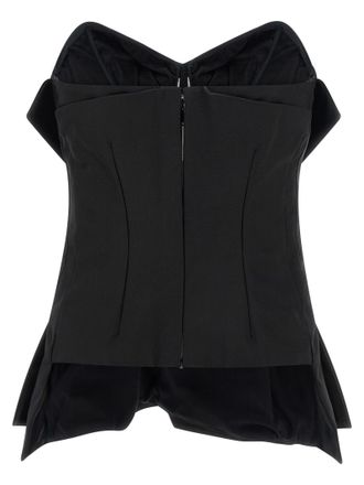Alexander McQueen Womens Black Polyester Tank Tops