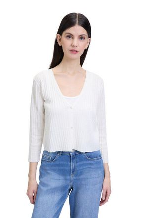 Cartoon Strickjacke Damen mit 3/4 Arm (1-tlg) Material