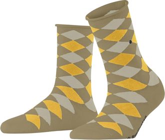 Burlington Damen Socken Sandy W Sso Baumwolle gemustert 1 Paar, Beige Sesame 4410, 36-41