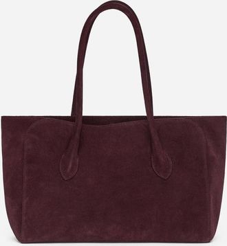 Arket L&auml;ssige Tragetasche Aus Leder -Rot