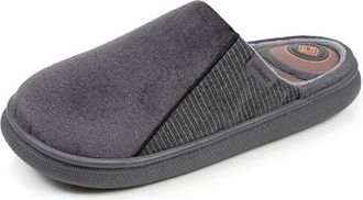 Isotoner Chaussons pantoufles Mules homme, 42 EU, gris chin&eacute;