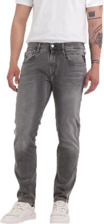 Replay Herren Jeans Hyperflex Hypercloud mit Stretch, Grau (Medium Grey 096), 33W / 36L