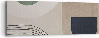 Arttor Panorama Bilder auf Leinwand Minimalismus St&uuml;ck Abstraktion Leinwandbild 90x30cm Wandbilder Dekoration Wohnzimmer Schlafzimmer Klein Wanddeko Bild Wan