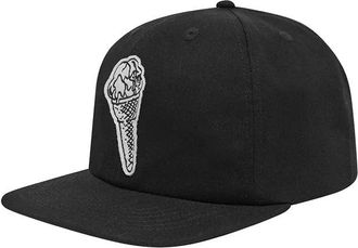 Icecream Cone Felt Patch Cap - - Accessories - unisex - Schwarzk - ONE SIZE