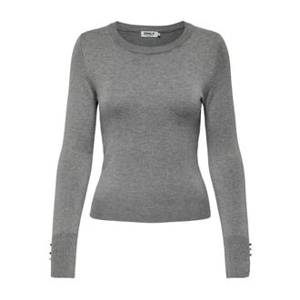 Only Only, Damen, Strickwaren, Grau, SGr&ouml;&szlig;e
