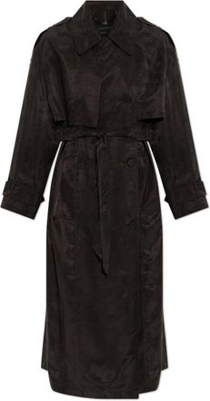AllSaints Femme, Manteaux, Brun, Taille: 42 FR Linnie Trench Coat
