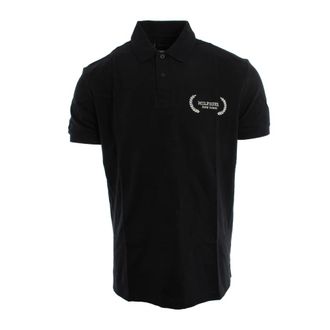 Tommy Hilfiger Monotype NY Regular Polo - - Tops - Herren - Schwarzk - L