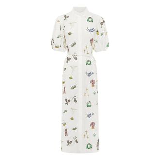 Alemais Robe Play Brod&eacute;e Lin Al&eacute;mais
