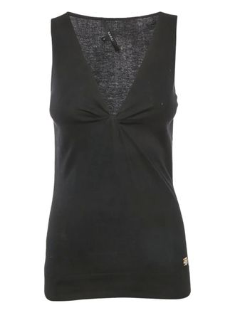 Gucci d&eacute;bardeur &agrave; col v - Noir