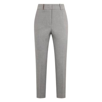 PESERICO Femme, Pantalons, Gris, Taille: 32 FR Pantalons