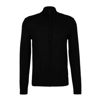 Joop Davis Merino Wolle Gestrickte Jacke - - Knitwear - Herren - Schwarzk - XL