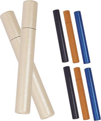 NUOBESTY 8 St&uuml;ck Teiliges R&auml;ucherst&auml;bchen r&ouml;hrchen aus Robustem Kraftpapier Tragbare Aufbewahrung f&uuml;r Zuhause Feuchtigkeitsgesch&uuml;tzte Kompakte Beh&auml;lter in Beig