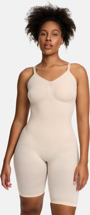 creamy fabrics T-Shirt Bodysuit Sculpting Shapewear mit String