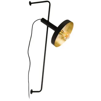 Faro Barcelona Faro Barcelona - whizz Applique murale noire/or 20165-95