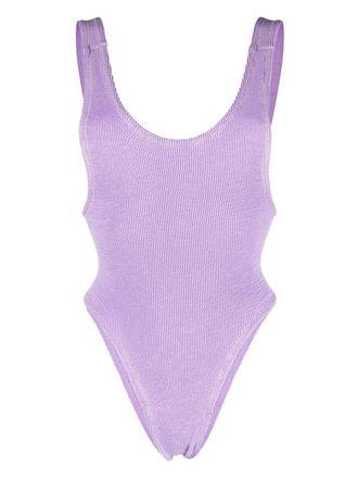 Reina Olga Texturierter Badeanzug - Violett