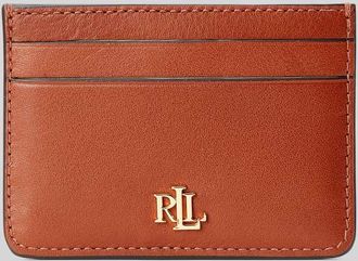 Lauren Ralph Lauren Portemonnaie aus echtem Leder mit 4 Kartenf&auml;chern