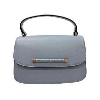 Twinset Luxus PU Leder Handtasche - - Bags - Damen - Blau - ONE SIZE