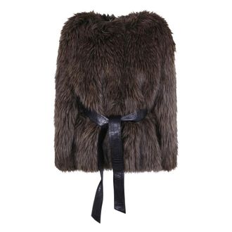 Magda Butrym Pelzjacke - - Jackets - Damen - Braun - XS