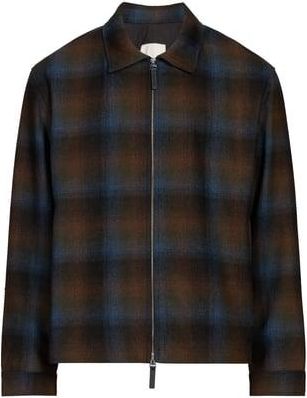 Calvin Klein Blouson à carreaux en laine mélangée