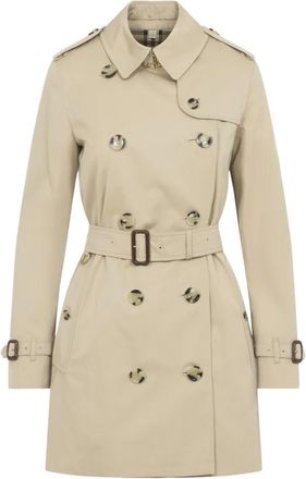 Burberry Femme, Manteaux, Beige, Taille: 36 FR Kensington Trench