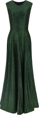 Norma Kamali Femme, Robes, Vert, Taille: 42 FR Robe de soir&eacute;e Grace sans manches