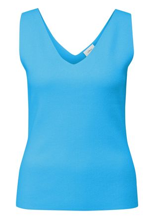 s.Oliver Black Label Damen 2145032 Stricktop, Blue Green 6430, 44