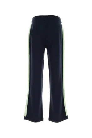 Casablanca Mens Navy Blue Wool Pant Exterior: Merino Maglieria Sweater