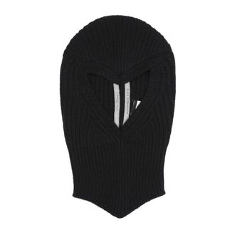 Rick Owens Schwarzer Wollhut Stilvolles Accessoire - - Accessories - Herren - Schwarzk - ONE SIZE