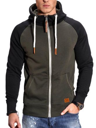 Behype. Sweatjacke RAGLAN mit Raglan-&Auml;rmeln