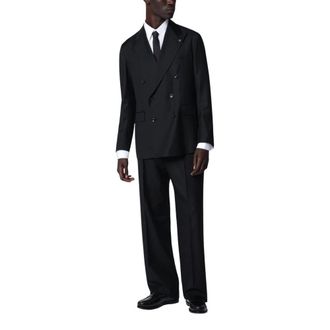 Tagliatore Ma&szlig;geschneiderter Anzug aus Super 110s Wolle - - Suits - Herren - Schwarzk - 2XL