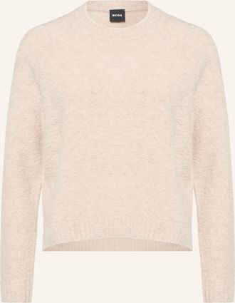 HUGO BOSS Boucl&eacute;-Pullover Febisana beige