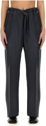 Maison Margiela Femme, Pantalons, Gris, Taille: 38 FR Wool Mohair Pantalons
