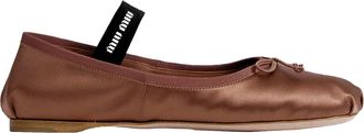 Miu Miu Satin Ballerinas