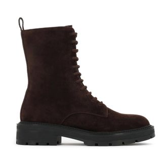 Kazar Femme, Chaussures, Brun, Taille: 36 EU Kazar Bottes en daim &agrave; tige haute
