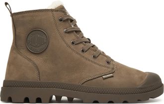Palladium Schn&uuml;rstiefeletten Palladium Pampa Hi Zip Wl 05982-281-M Khakifarben