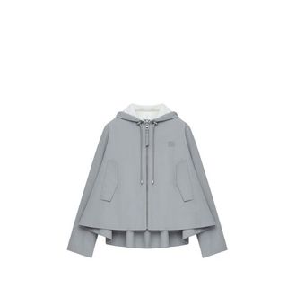 Loewe Veste &agrave; capuche en coton m&eacute;lang&eacute;