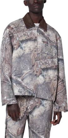 Represent Represent, Homme, Vestes, Multicolore, Taille: L Veste Trucker Camouflage Realtree