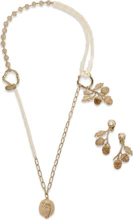 Max Mara Schmuckset Halskette und Ohrringe Weekend Max Mara 2615751104650 Goldfarben