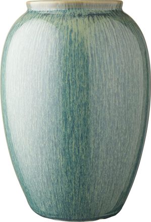 Bitz Vase/BLumenvase - Stoneware - Grün/glasiert - (HxD) 25 x 15,5cm