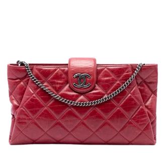 Chanel Pre-owned Quilted Calf Leather Crossbody Bag - - Pre-owned - Damen - Rot - ONE SIZE