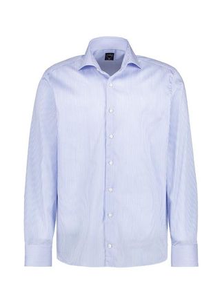 van Laack Herren Hemden blau Baumwolle