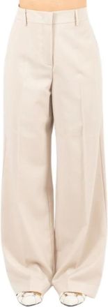 Max Mara Femme, Pantalons, Beige, Taille: 42 FR Pantalone