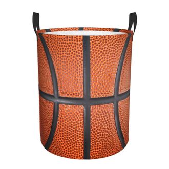 Generic Basketball-Elemente W&auml;schesammler Rund W&auml;schekorb Mit Henkel W&auml;schetonne F&uuml;r Lagerung Kleidung Kuscheltier